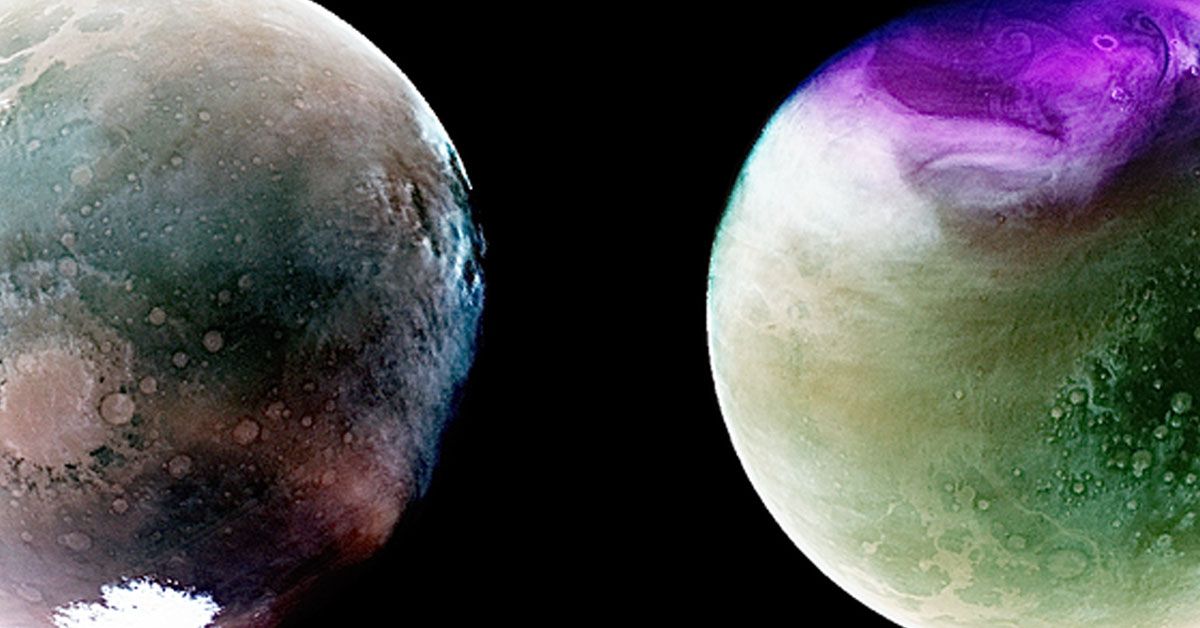 MAVEN's Marvelous Mars Up Close in Ultraviolet