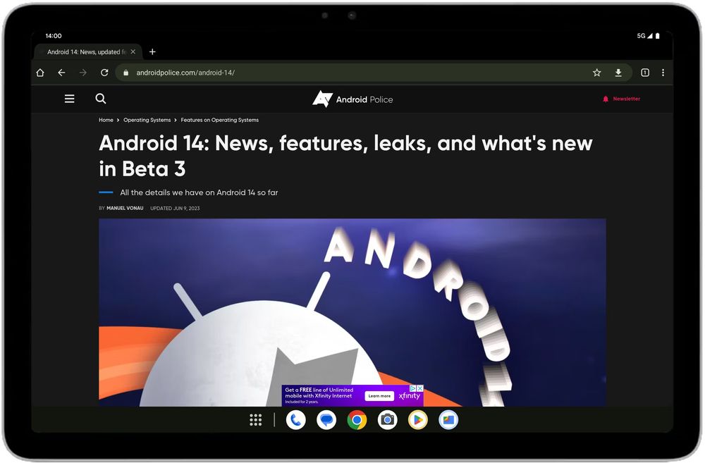 A Hidden Flag Unveiled - Android 14 may bring back the constant taskbar